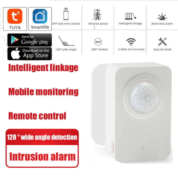 E Life Smart Store Tuya Wifi Smart Motion Sensor Mini Pir Detector ...