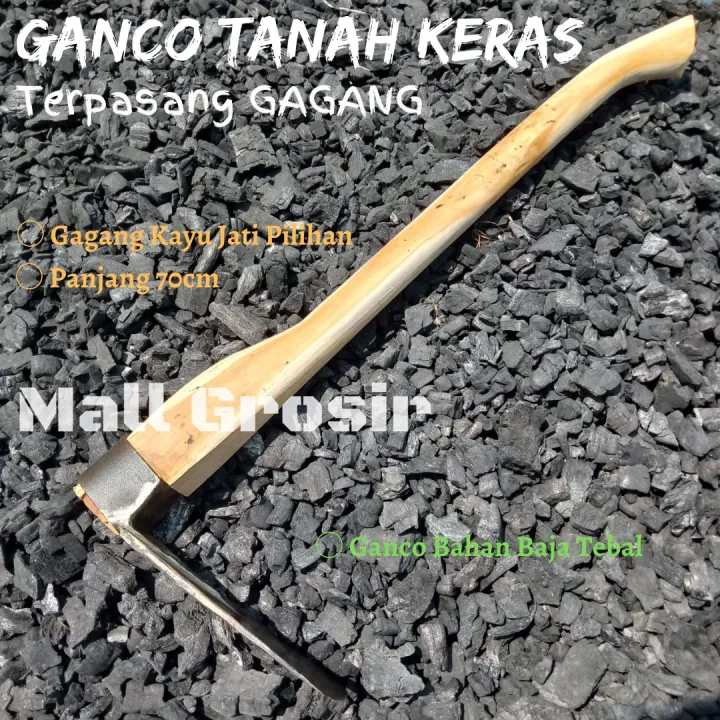 HEMAT Ganco Baja Tebal Dan Gagang Jati Pilihan TERPASANG Siap Pakai ...