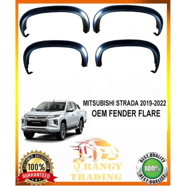 Mitsubishi Strada 2019 to 2023 OEM Fender Flare SLIM TYPE 2020 2021 ...