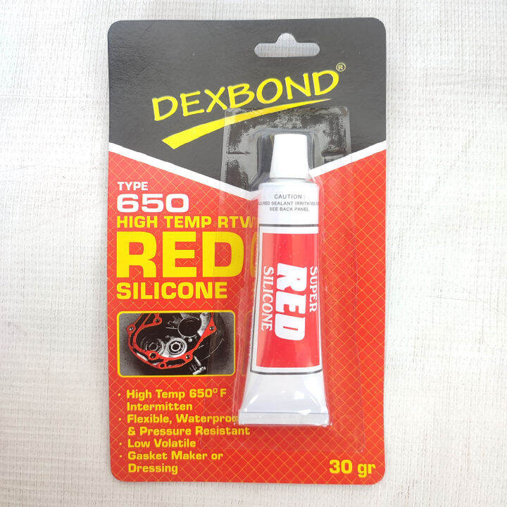 LEM DEXBOND SLICONE RED | Lazada Indonesia