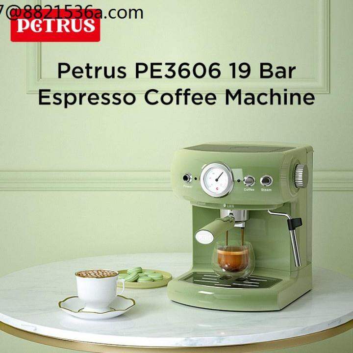 Cable safety device 【1 Year Warranty】Petrus PE3606 19Bar Semi-Automatic ...