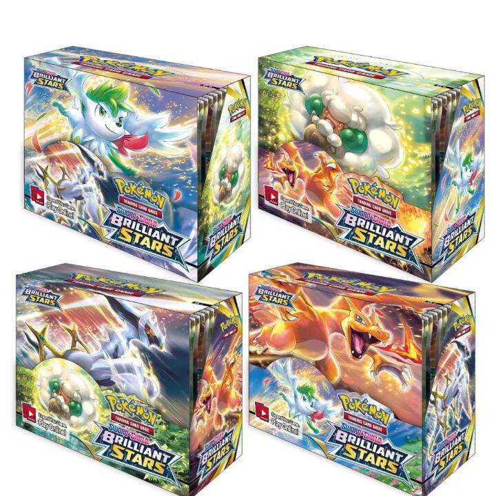 2022 New Brilliant Stars Pokemon Cards Evolution GX Vmax EX Mega Energy ...