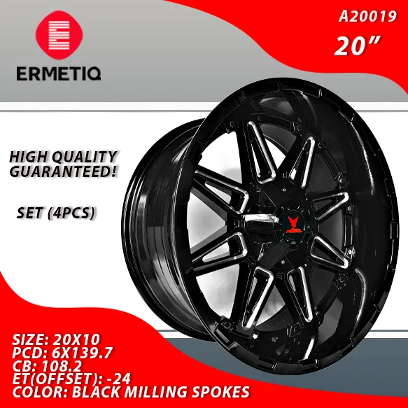 Fast and Furious Mags 20" A20019 SIZE: 20X10 PCD: 6X139.7 CB: 108.2 ET ...