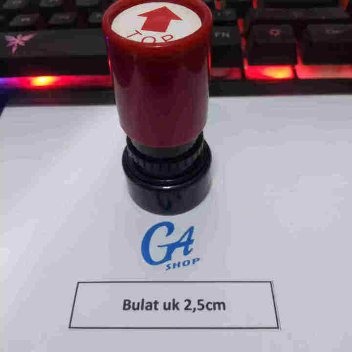 STEMPEL NAMA / No HP/WA Bulat Ukuran 2.5 cm I STEMPLE LOGO I STAMPEL ...