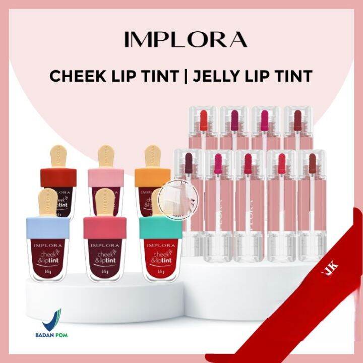 Implora Cheek & Liptint | Implora JELLY TINT | Implora Liptint - Lip ...