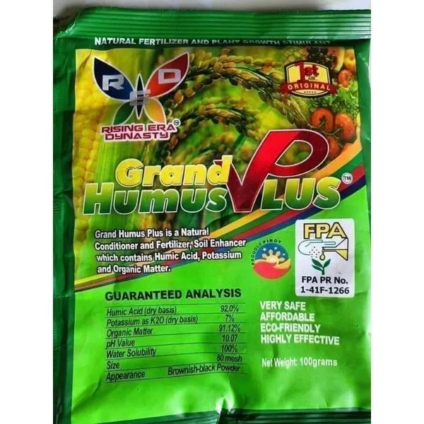 Grand Humus Plus(Fertilizer Enhancer Soil Conditioner) Gardenian ...