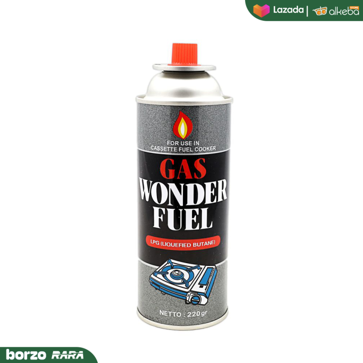 Gas Wonder Fuel cooker refill portable mini kaleng 220 gr | Lazada ...