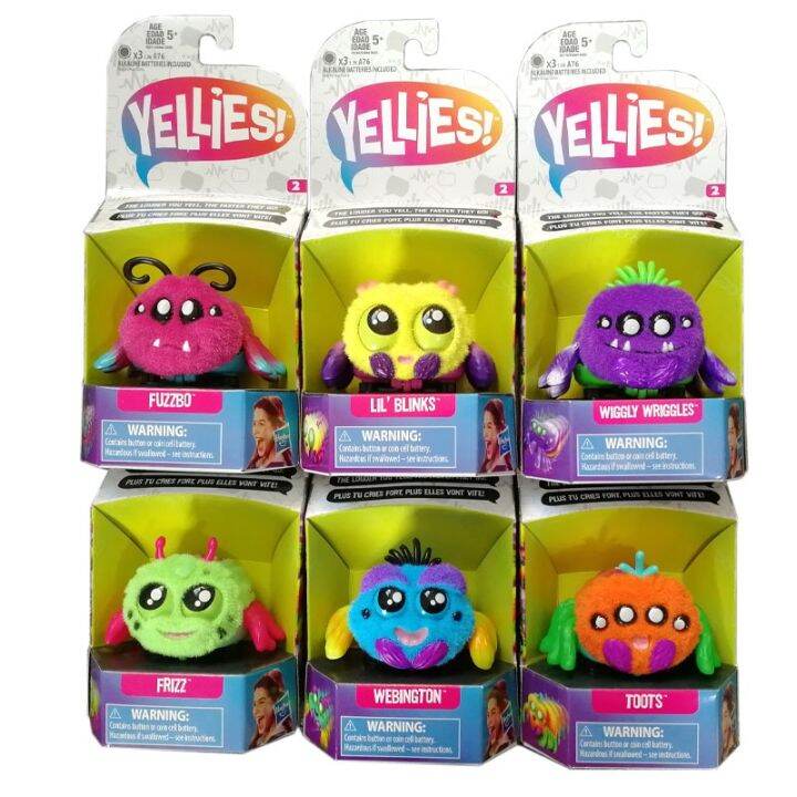 YELLIES INTERACTIVE SOUND ACTIVATED SPIDER DOLLS (E5064) | Lazada