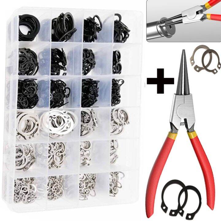 【Haotao Hardware】 เหล็กสเตนเลสสีดำ M5toM20เครื่องซักผ้าคลิปยึดตลับ ...