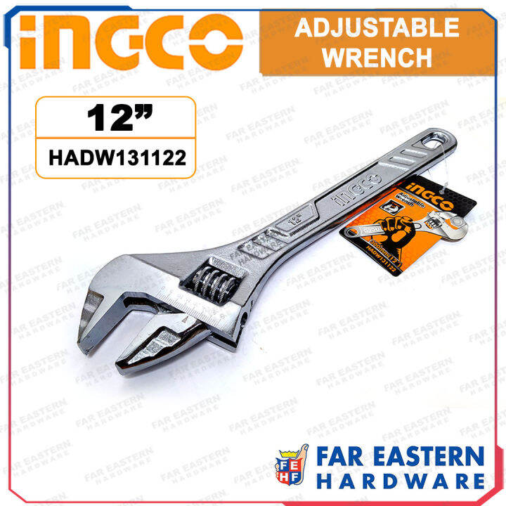 INGCO Adjustable Wrench 12" HADW131122 INHT | Lazada PH