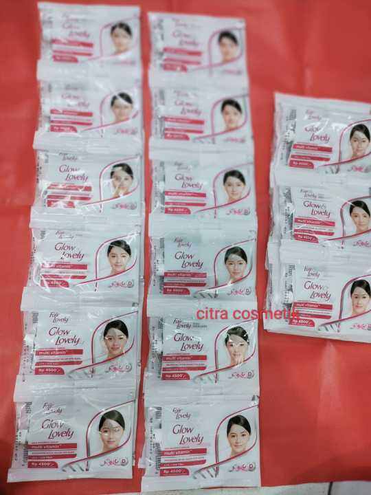 GLOW LOVELY CREAM SACHET/ MULTIVITAMIN CREAM 7,5 G | Lazada Indonesia