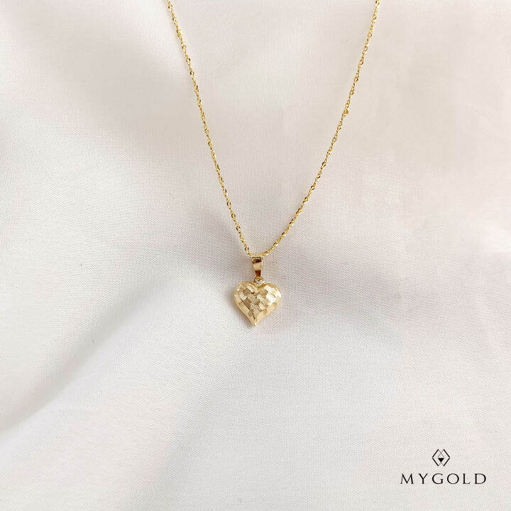 Pawnable & Authentic 18K Saudi Gold Necklace with Basket Weave-Cut ...