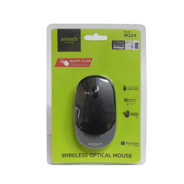 Anitech W224 WIRELESS MOUSE เมาส์ไร้สาย | Lazada.co.th