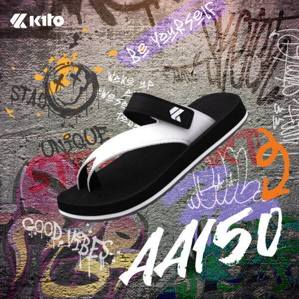 SCPPLaza รองเท้าแตะกีโต้ รองเท้าแตะ รุ่นใหม่ พื้นนุ่มมาก KITO AA150 ...