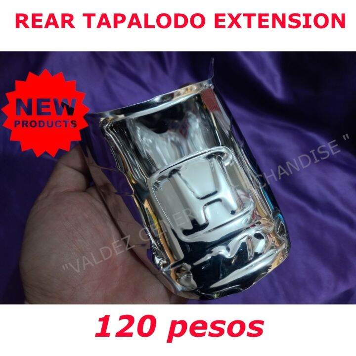 Stainless Rear Fender Likod Tapalodo Extension Mudguard Small 120 pesos ...