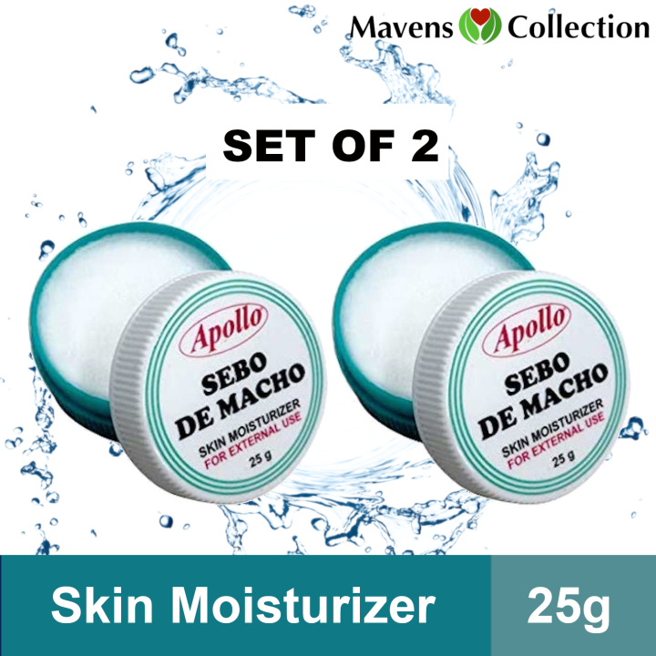 Apollo Sebo de Macho Skin Moisturizer 25g (SET OF 2) by Mavens ...