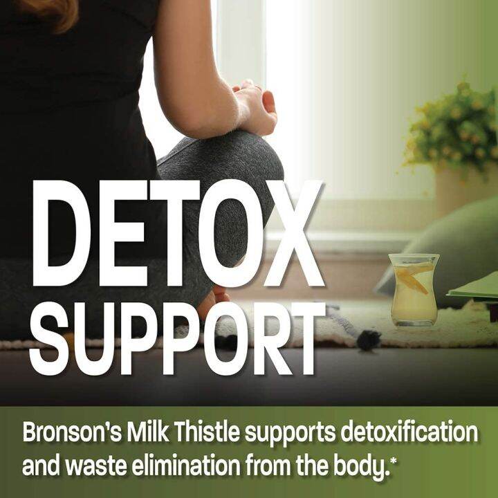 Milk Thistle 1000mg Silymarin Marianum And Dandelion Root Liver Health