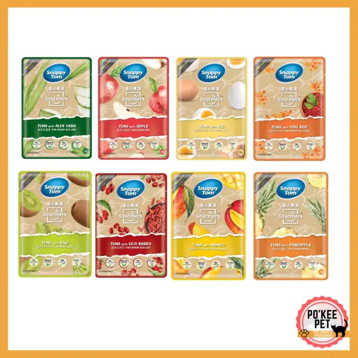 Snappy Tom Gourmers Pouch 70g Premium Healthy Fruit Series | Lazada