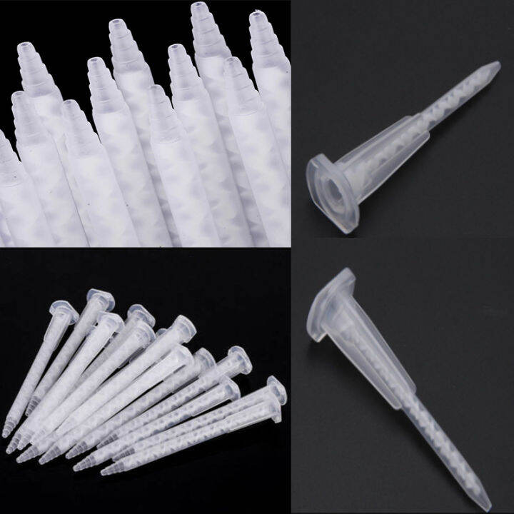 10pcs epoxy polypropylene mixing tube tool dispenser static mixer AB ...