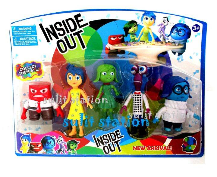 INSIDE OUT ANGER JOY FEAR SADNESS DISGUST EMOTICON EMOTE EMOTION SERIES ...