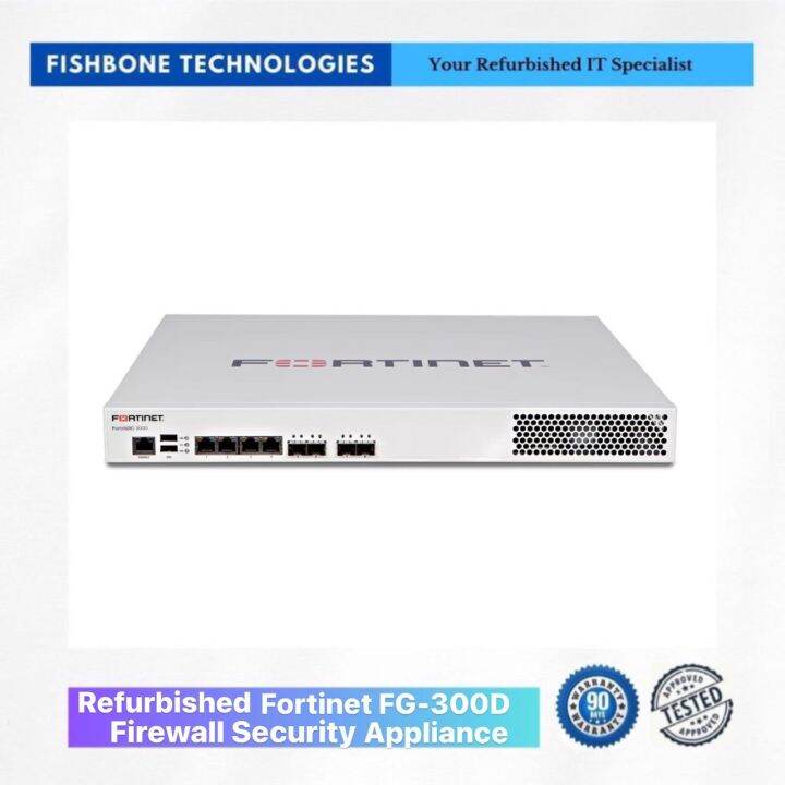 Refurbished Fortinet FG-300D Firewall Security Appliance | Lazada