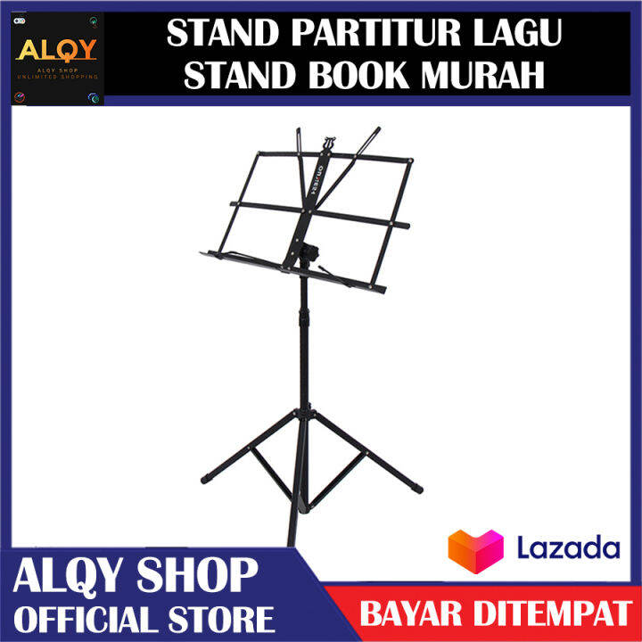 Stand Partitur Model Lipat Stand Book Untuk Simpat HP dan Buku Lagu ...