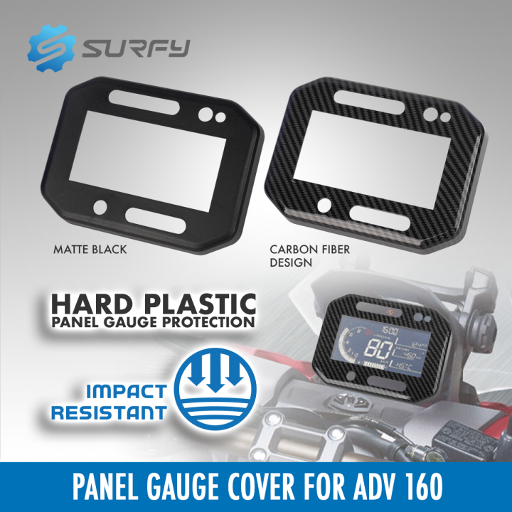 Honda ADV 160 Panel Gauge Cover Protector Garnish Carbon Fiber Design ...