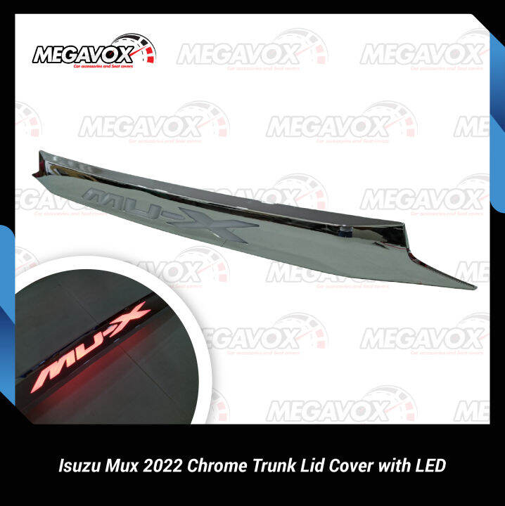 Isuzu Mux 2022 Chrome Trunk Lid Cover with LED | Lazada PH