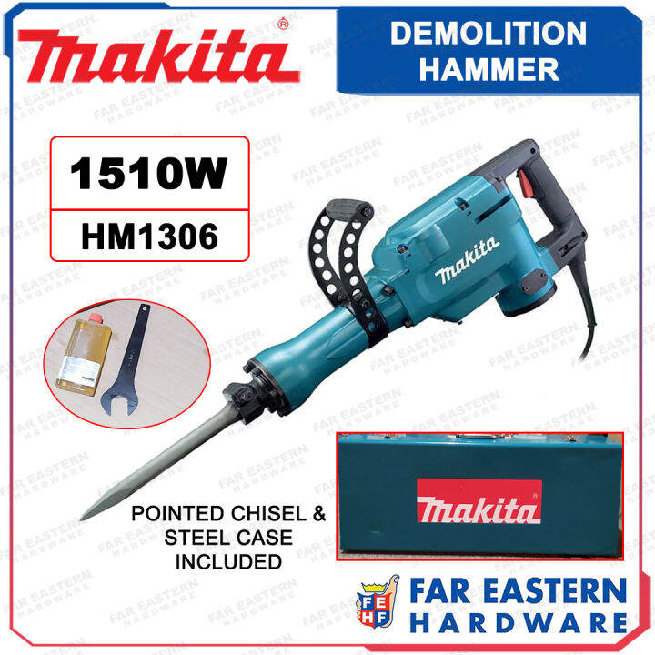 MAKITA Demolition Hammer 1510W HM1306 30mm Jackhammer Hex Shank Made in ...