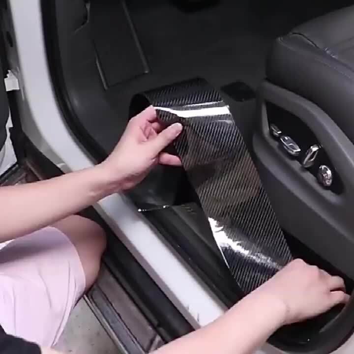 Universal Car Threshold Transparent Film Door Edge Rim Auto Anti ...