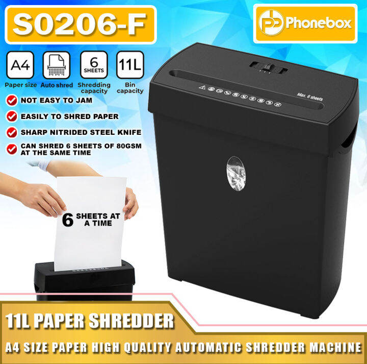 PHONE 10L11L Paper Shredder Machine A4 High Quality Automatic Shredder ...