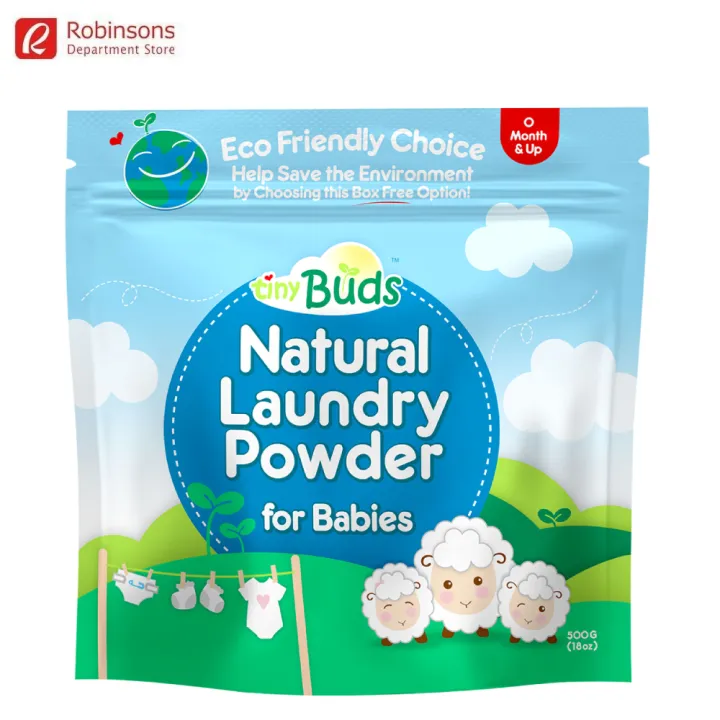 Tiny Buds Natural Laundry Powder for Babies 500g | Lazada PH