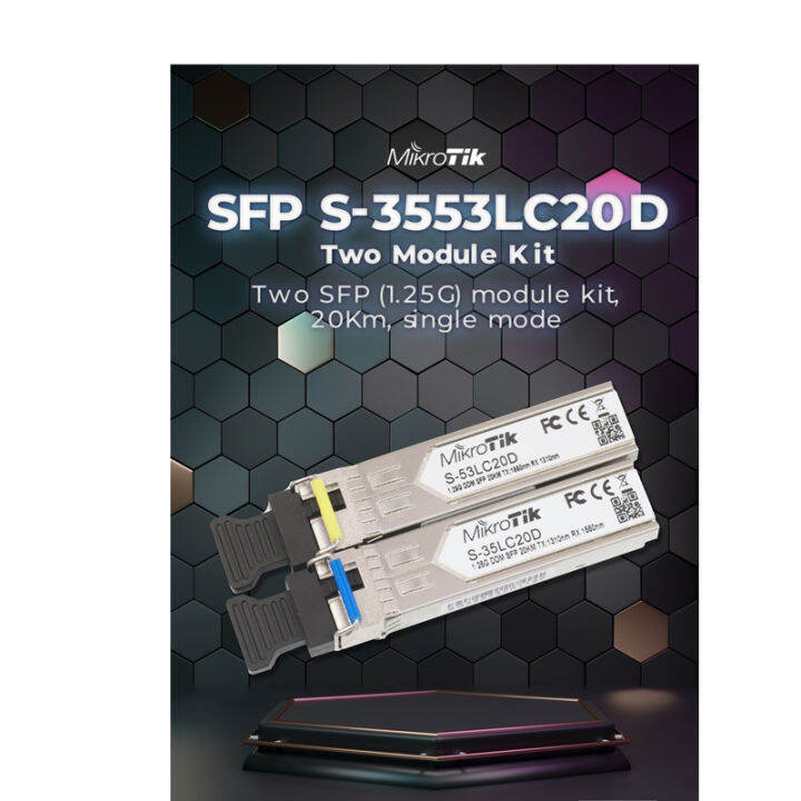 Mikrotik SFP S-3553LC20D Two Module Kit | Lazada.co.th