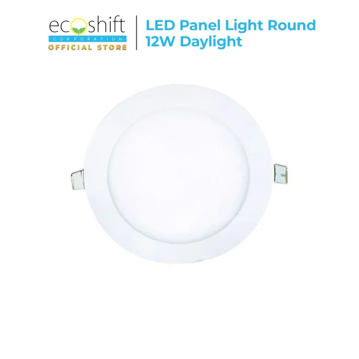 EcoShift | LED Panel Light Round 12W Daylight | Lazada PH