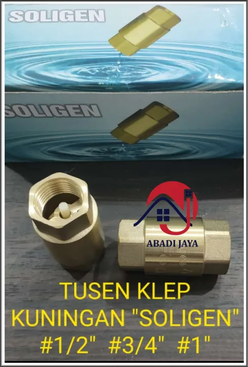 TUSEN KLEP 1/2 INCH KUNINGAN SOLIGEN | Lazada Indonesia