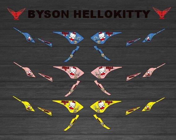 STIKER YAMAHA BYSON HELLO KITTY | Lazada Indonesia