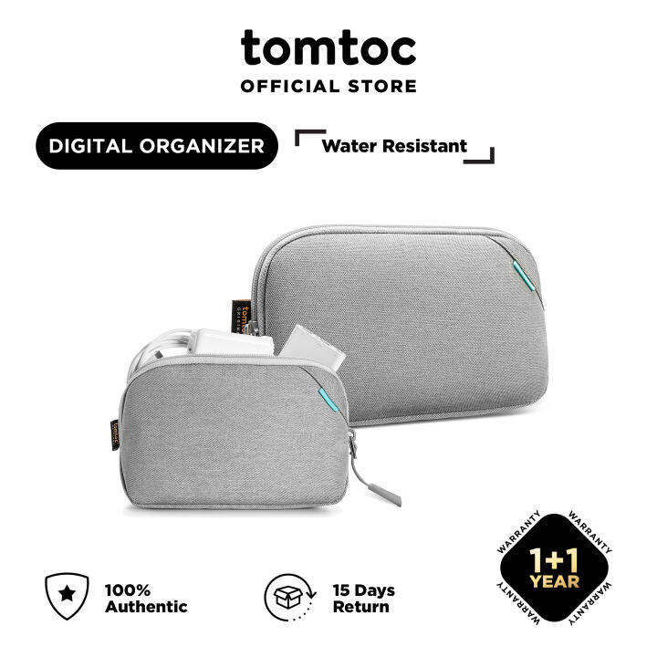 tomtoc A13 Recycled Portable Water-Resistant Storage Bag - Electronic ...