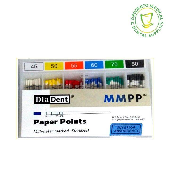 Paper Points 45-80 Diadent 200 Pieces-Dental | Lazada PH