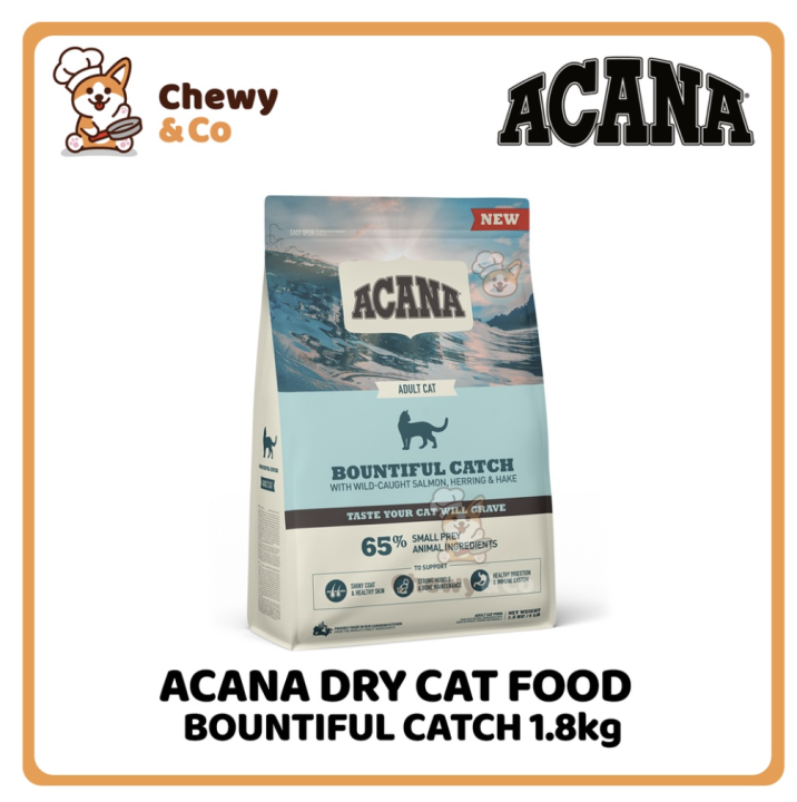 Acana Bountiful Catch Adult Cat Dry Food 1.8kg | Lazada PH