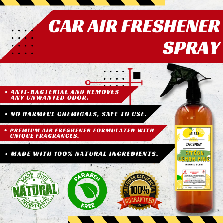 MIRIS Citron Lemon Pine Scent Car Air Freshener Spray | Lazada PH