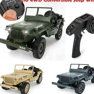 Rc Q65 Jeep Willys Jjrc Q-65 4Wd Transporter-6 Military Off Road Rtr ...