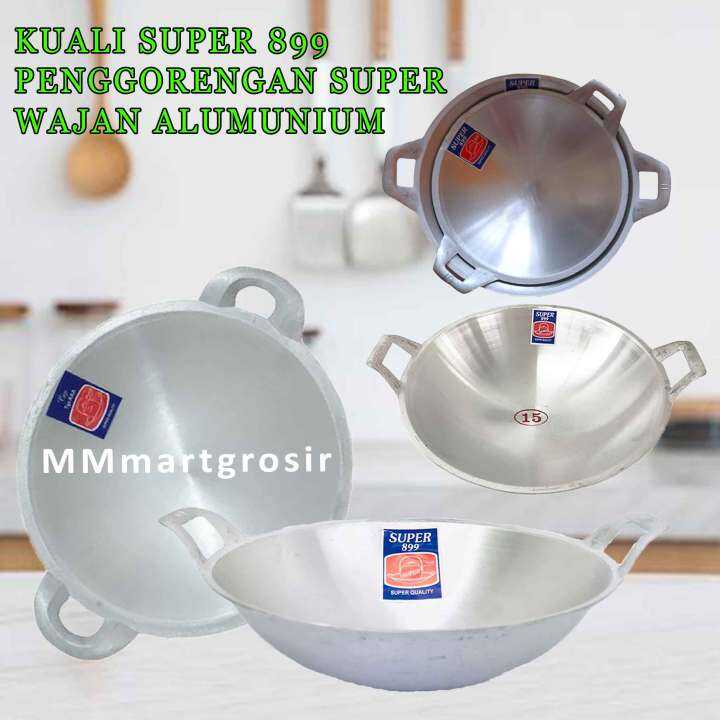 Kuali Super 899 / Penggorengan / Wajan Alumunium / Anti Karat dan Anti ...