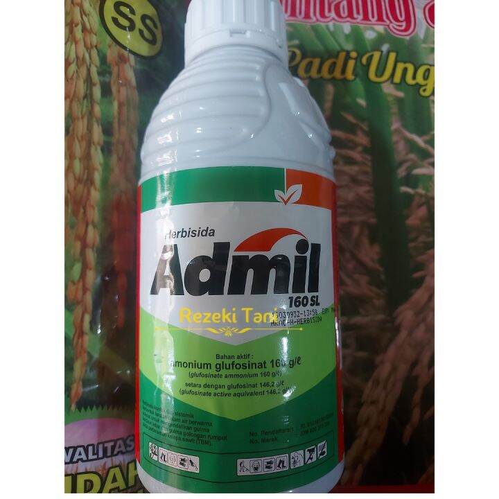 Racun Rumput Herbisida Admil BA Amonium Glufosinat 160SL basmi Lulangan ...