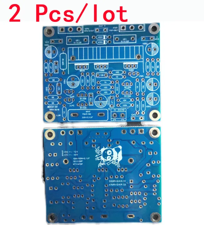 2 Pcs/lot MX50 SE Power Amplifier Board Dual Channel PCB Bare Board ...