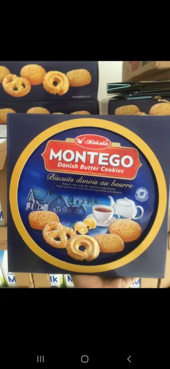 Bánh Quy Montego Danish butter Kokola hộp thiết | Lazada.vn