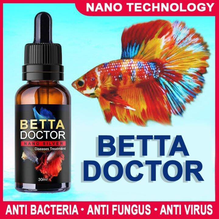 Betta Doctor Nano Silver Diseases Treatment Ikan Laga Betta Fish luka ...
