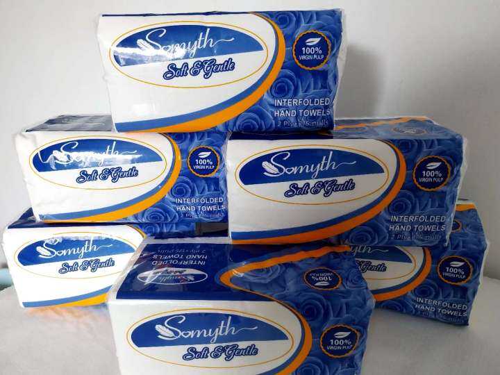 SOMYTH Interfolded Hand Towels/kitchen towels 100% Virgin Pulp 175 ...