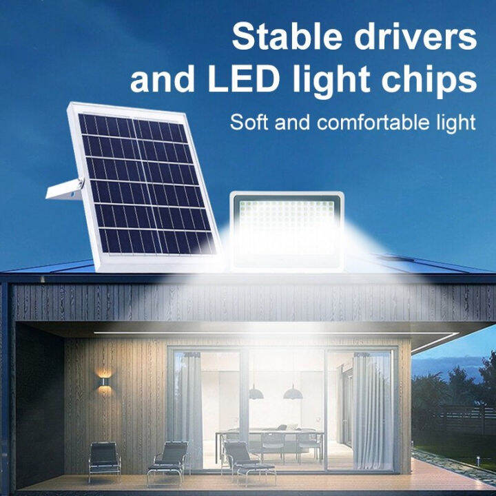 Solar light Outdoor waterproof solar flood light original with solar panel indoor led lights ...
