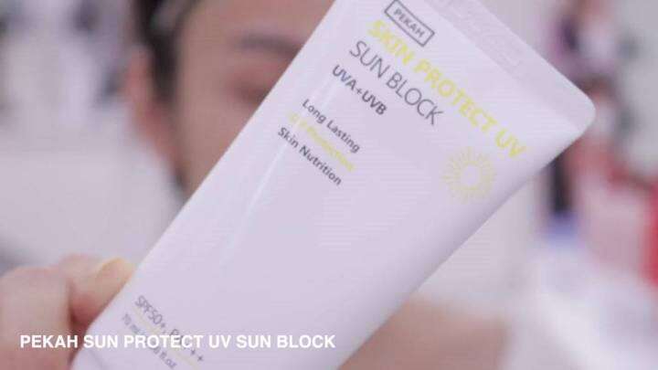 Kem chống nắng vật lý PEKAH Hàn Quốc bảo vệ khỏi tia UV nâng tone nhẹ Skin Protect UV Sun Block ...