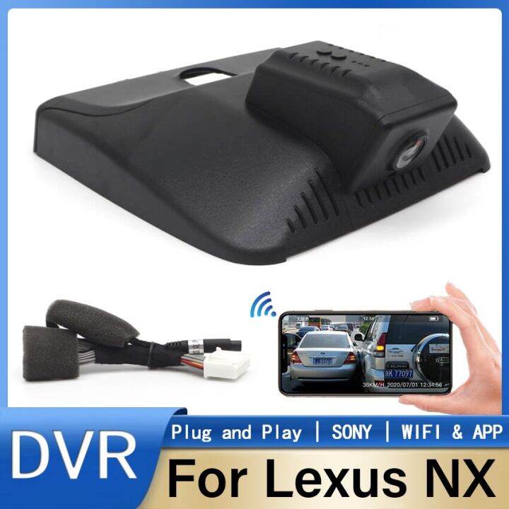 Hidden Car DVR WIFI Plug And Play Dash Cam Video Recorder For Lexus NX 2022 NX260 Nx350h F SPORT ...